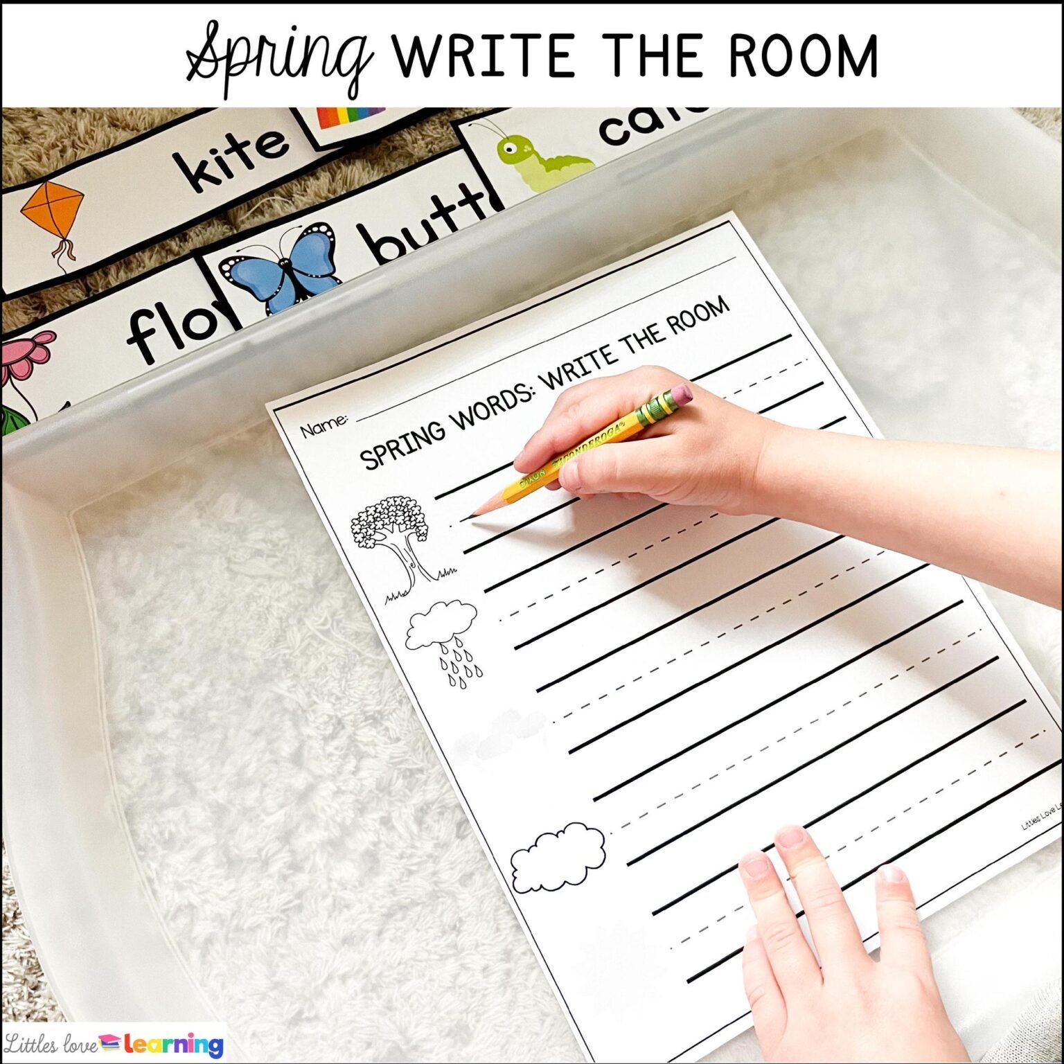 Math & Literacy Spring Preschool Activities