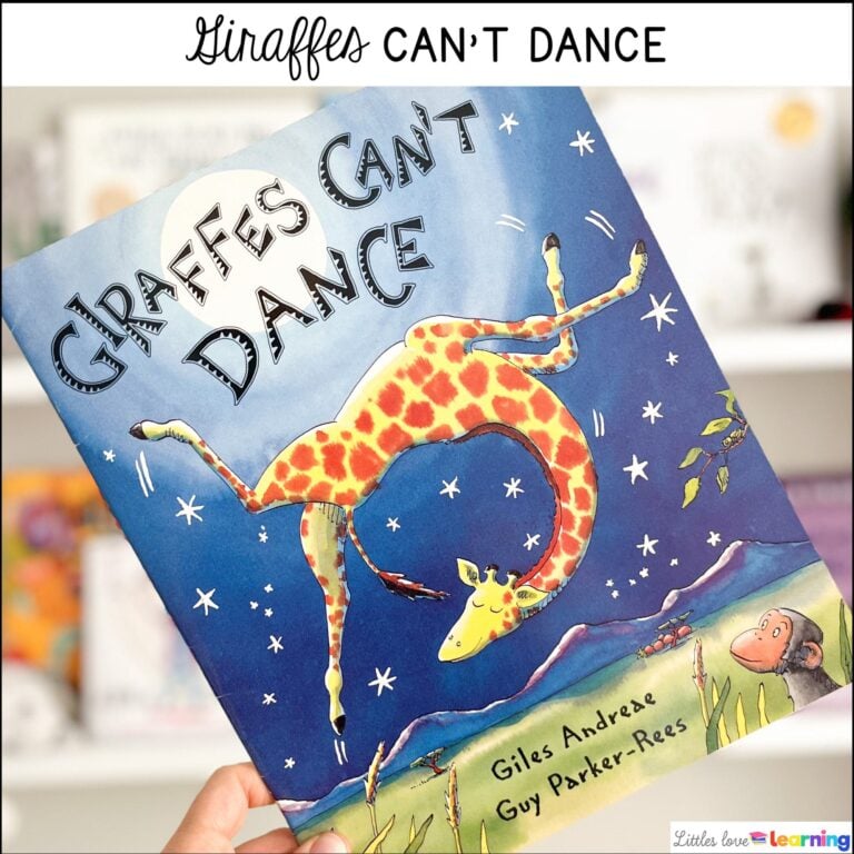 Giraffes Can't Dance Activities for Preschool and Kindergarten