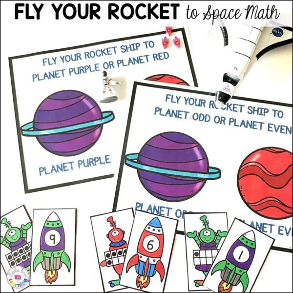 Way Out In Space Preschool Activity Pack (Math & Literacy Printables)