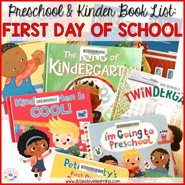 The BEST First Day of School Books for Preschool & Kindergarten