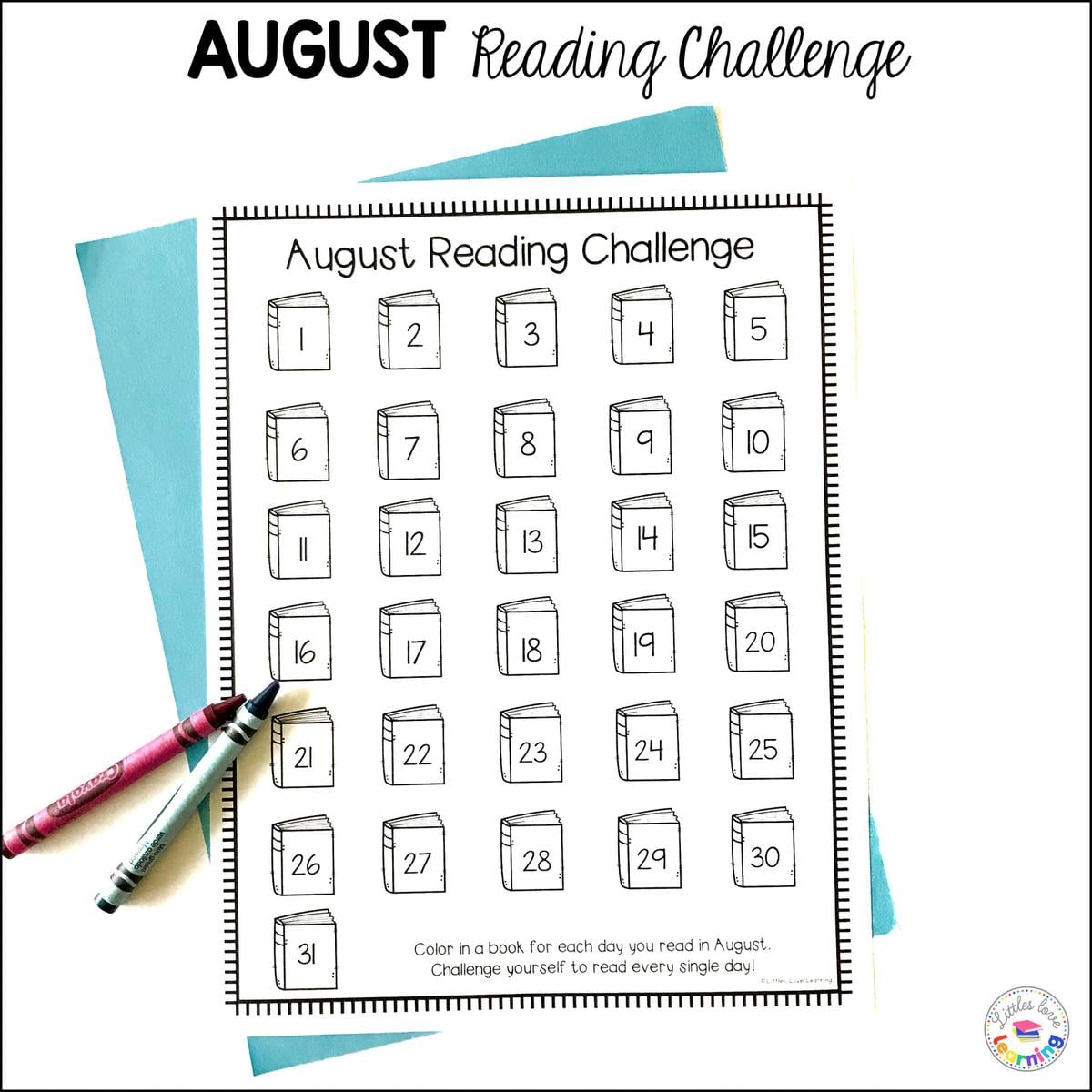 Printable Learning Binder for August (Preschool & Pre-K)