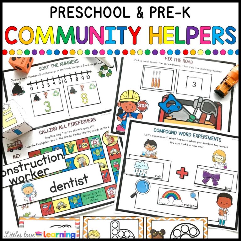 Time to Help! Community Helpers Books for Preschool & Pre-K