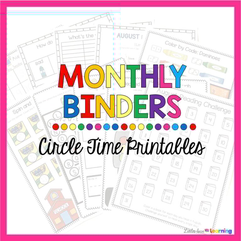 Kindergarten & Preschool Circle Time Printables (No Prep)
