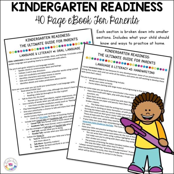 The ULTIMATE Kindergarten Readiness eBook for Preschool Parents