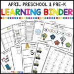 Yearlong Preschool Learning Binder Bundle for Circle Time
