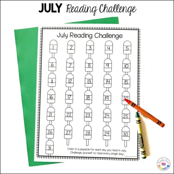 Printable Learning Pages for July (Preschool & Pre-K)