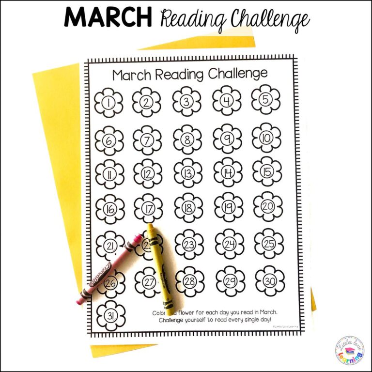 Printable Learning Pages for March (Preschool & Pre-K)