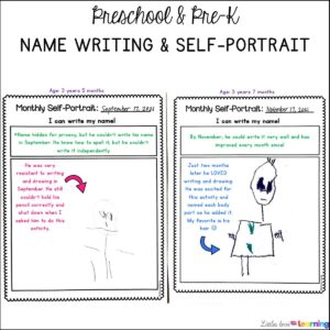 Printable Math & Literacy Assessments for Preschool & Pre-K