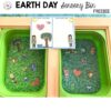 The Easiest Earth Day Sensory Bin for Preschoolers (+ a FREEBIE!)
