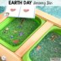 The Easiest Earth Day Sensory Bin for Preschoolers (+ a FREEBIE!)