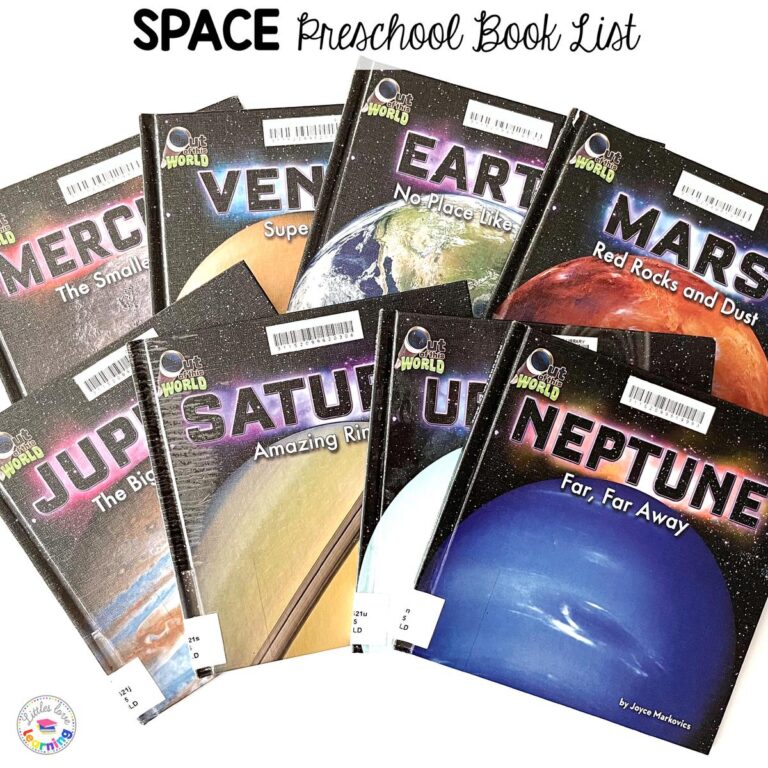 BOOK LIST: SPACE BOOKS FOR PRESCHOOL - Littles Love Learning