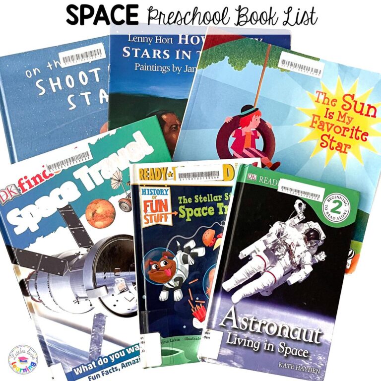 BOOK LIST: SPACE BOOKS FOR PRESCHOOL - Littles Love Learning