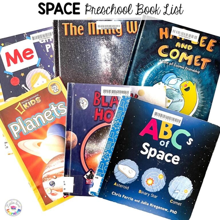 BOOK LIST: SPACE BOOKS FOR PRESCHOOL - Littles Love Learning