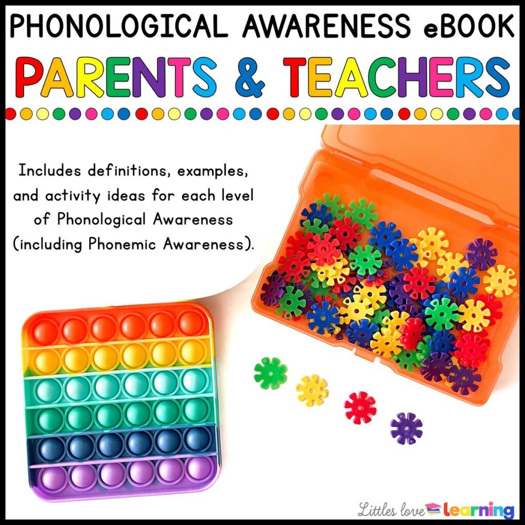 Phonological Awareness Games for Preschool, Pre-K, & Kindergarten