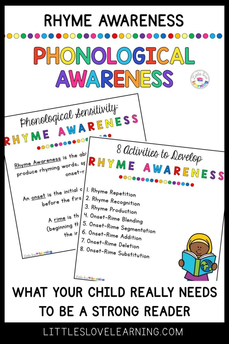 What is Rhyme Awareness? | Phonological Awareness Blog Series