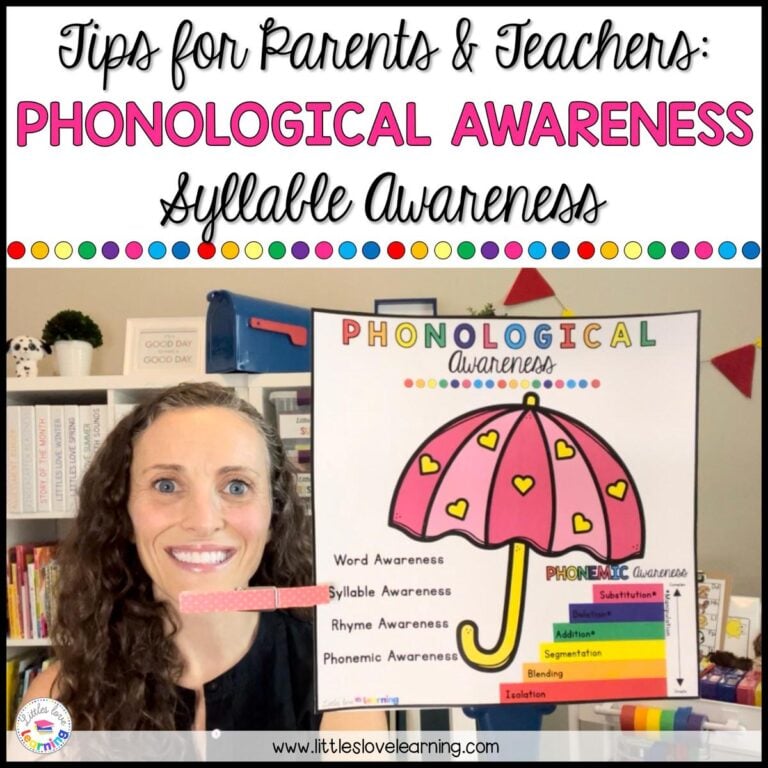 What is Syllable Awareness? | Phonological Awareness Blog Series