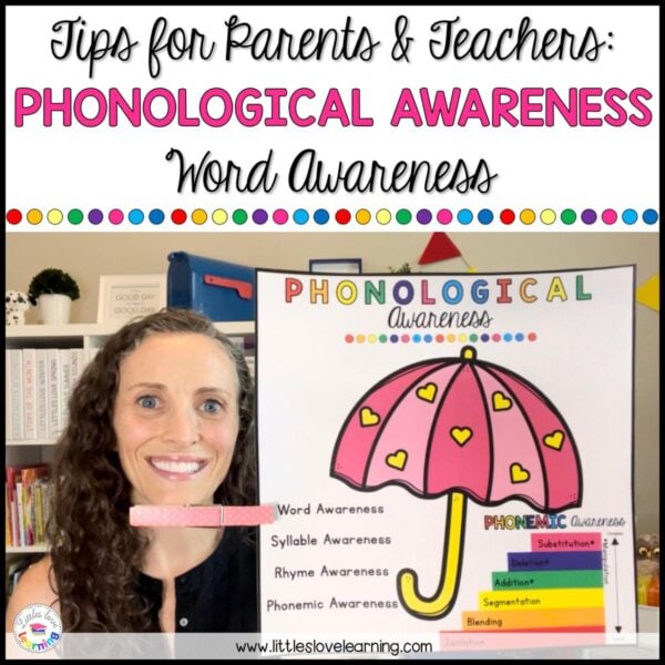 What is Word Awareness? | Phonological Awareness Blog Series