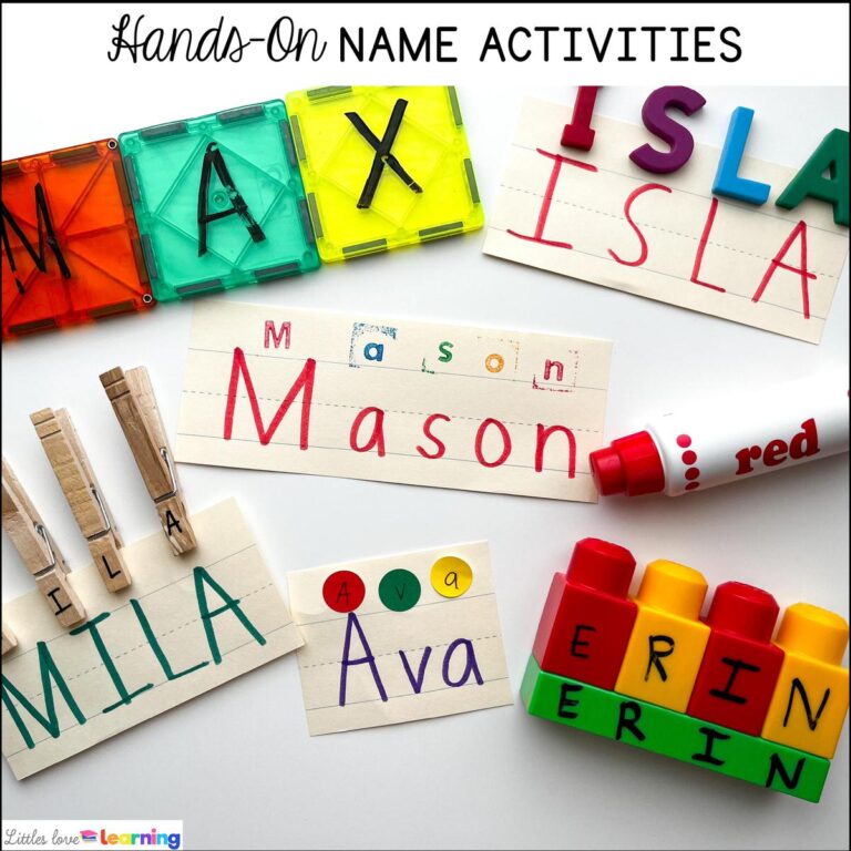 15+ Creative & Fun Name Activities for Preschool & Kindergarten