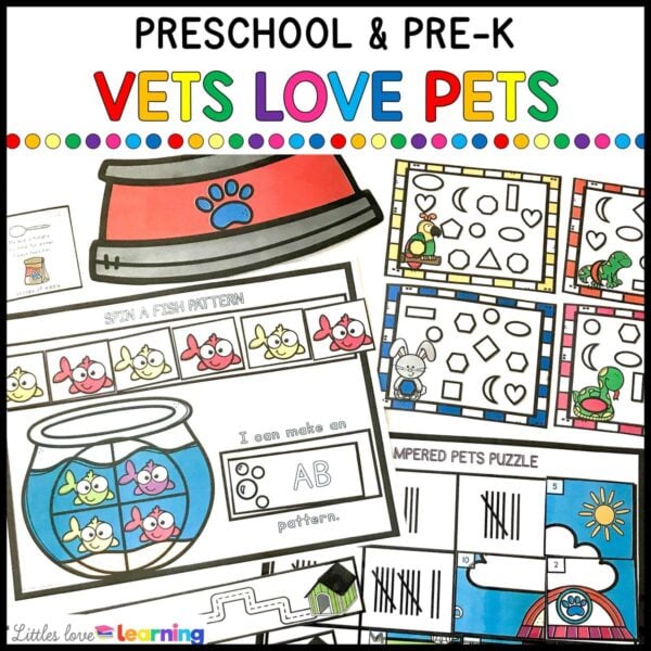 The Cutest Pet Books for Preschool, Pre-K, & Kindergarten