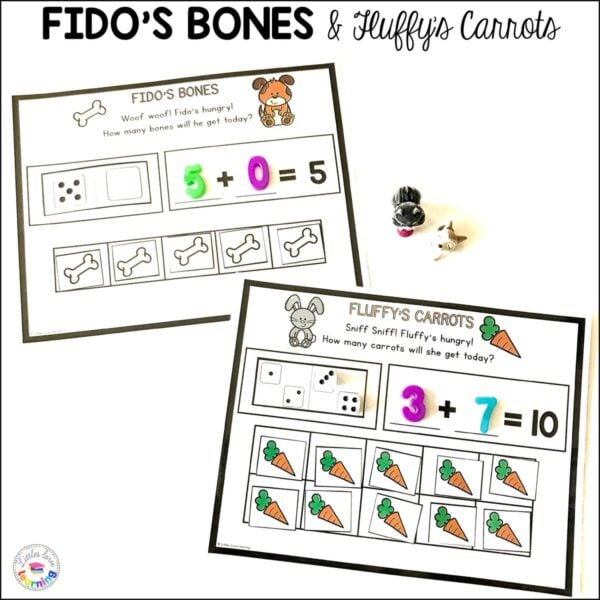 Vets Love Pets Preschool & Pre-K Math & Literacy Printables