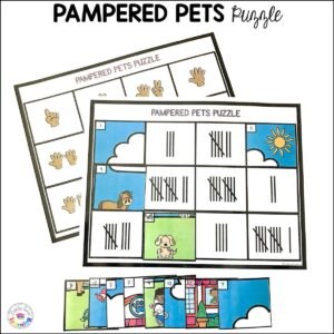 Vets Love Pets Preschool & Pre-K Math & Literacy Printables