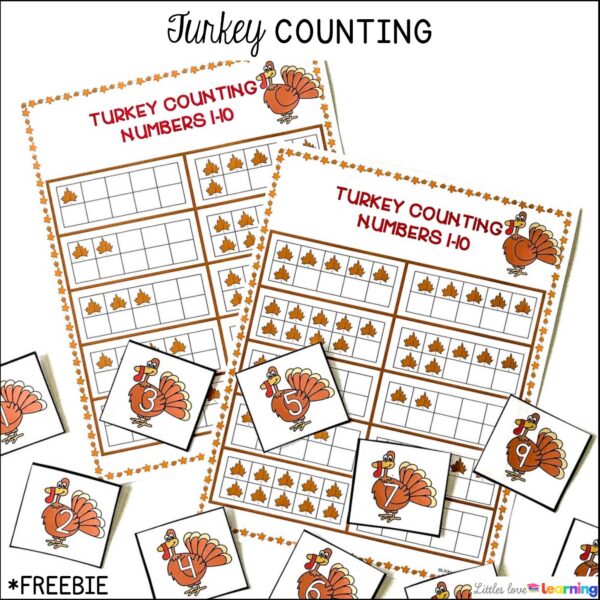 Turkey Activities Inspired by 10 Fat Turkeys (Preschool & Kinder)