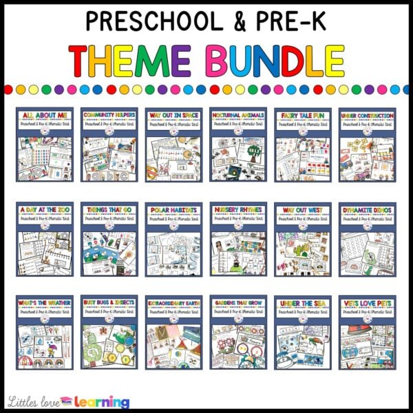 18 Theme Activity Packs Bundled Together to Save YOU Money!