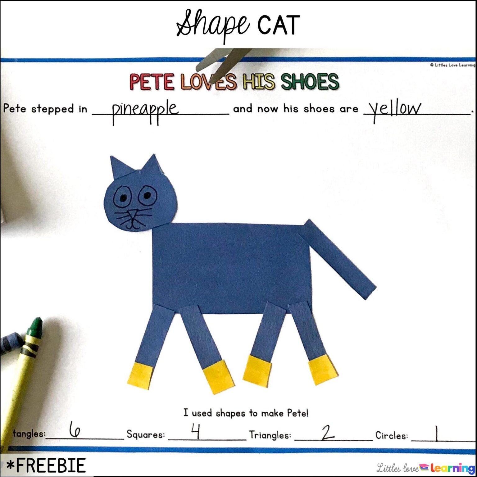 Groovy Pete the Cat Activities For Preschool and Kindergarten