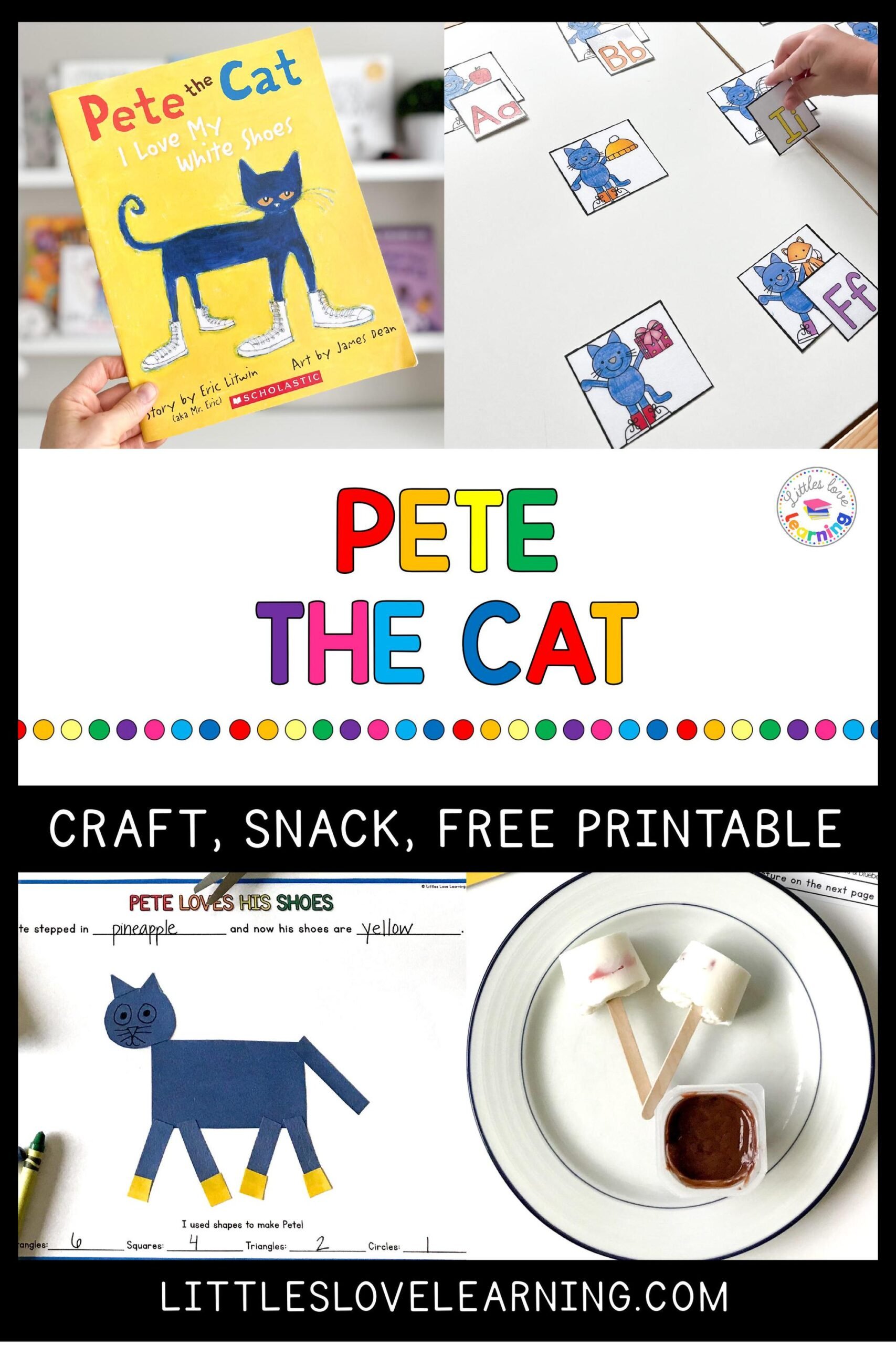 Groovy Pete the Cat Activities For Preschool and Kindergarten