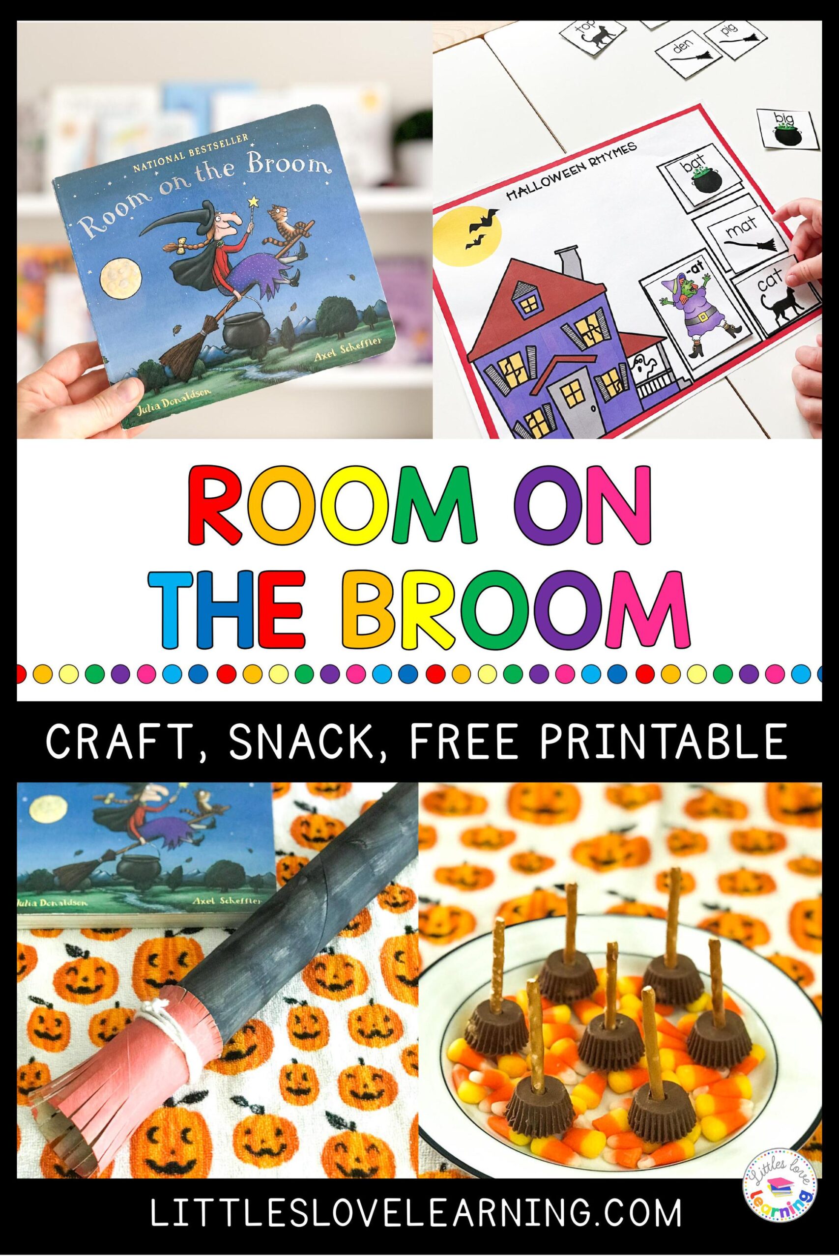FREE Room on the Broom Activities for Preschool & Kindergarten