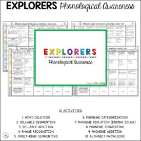 Valentine's Day Phonological Awareness Games | Pre-K & Kindergarten