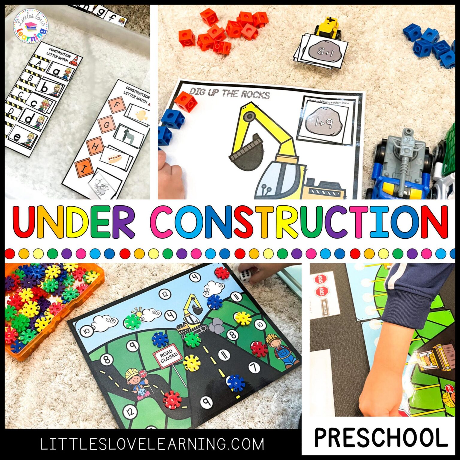 Time to Build the BEST Preschool & Pre-K Construction Activities!
