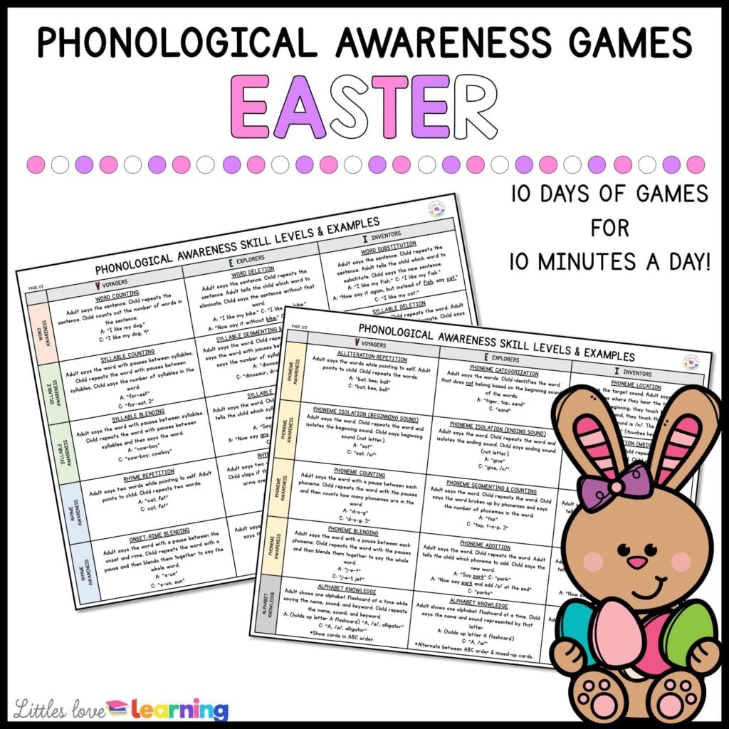 Phonological Awareness Games Bundle