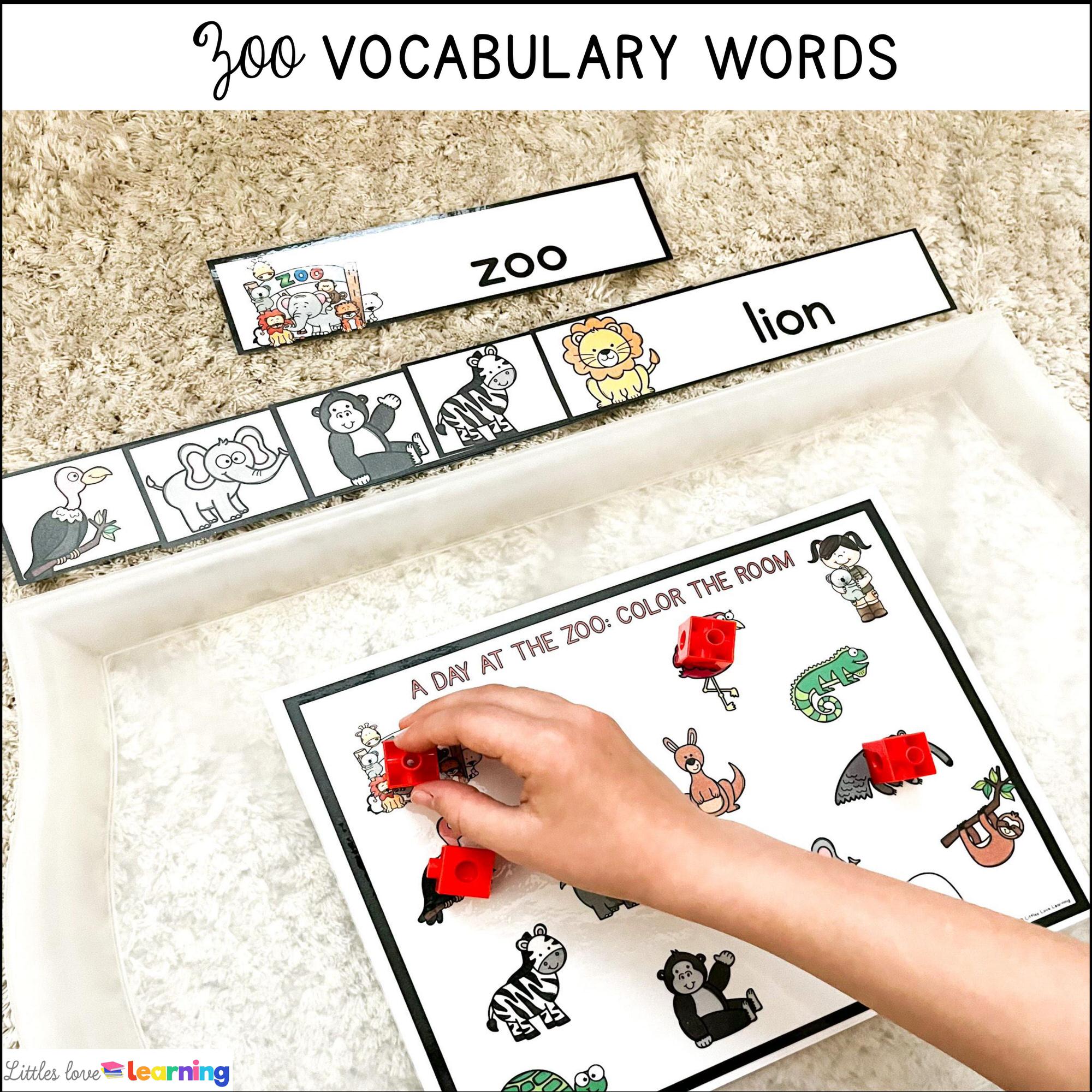 WILD Zoo Animal Preschool, Pre-K, & Kindergarten Activities