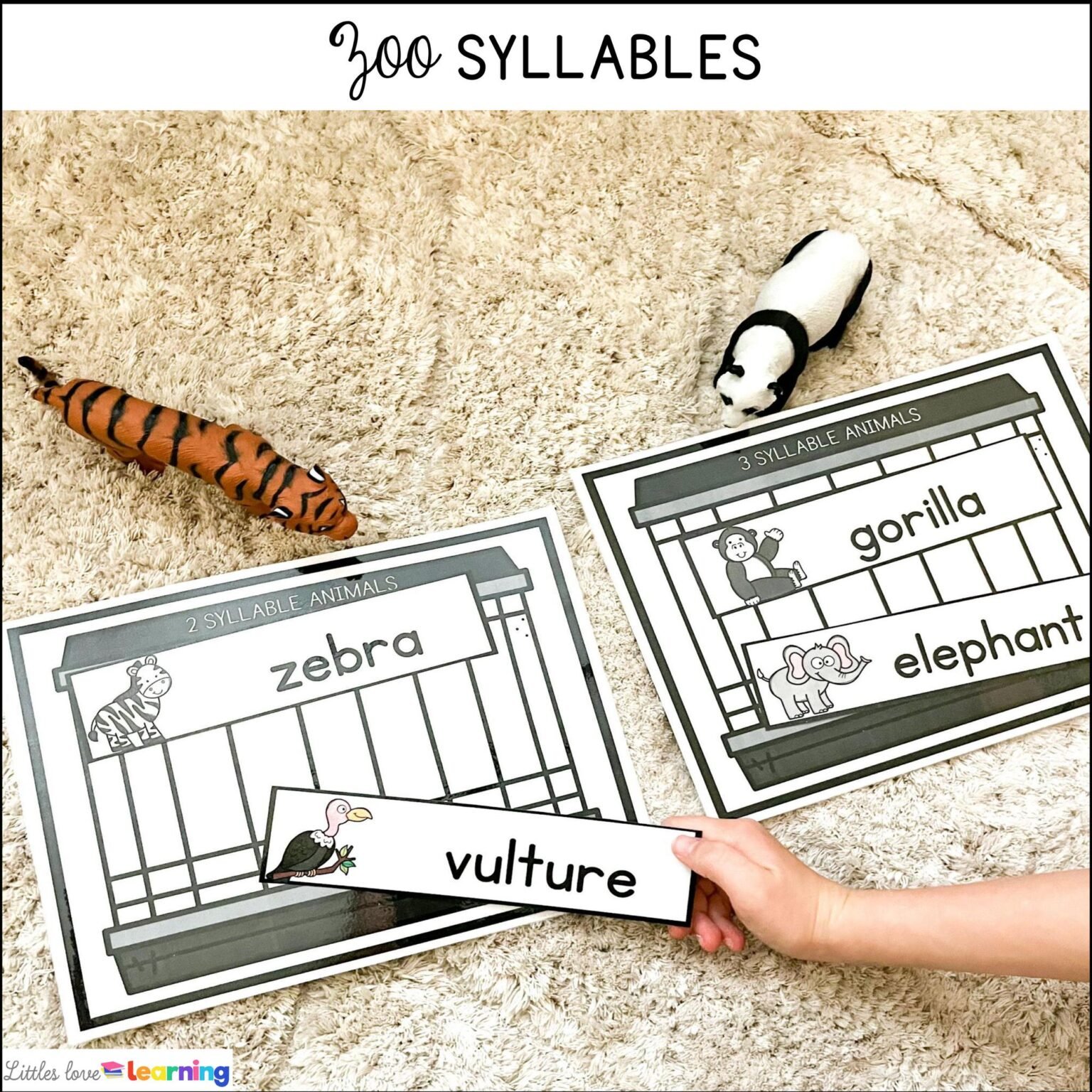 WILD Zoo Animal Preschool, Pre-K, & Kindergarten Activities