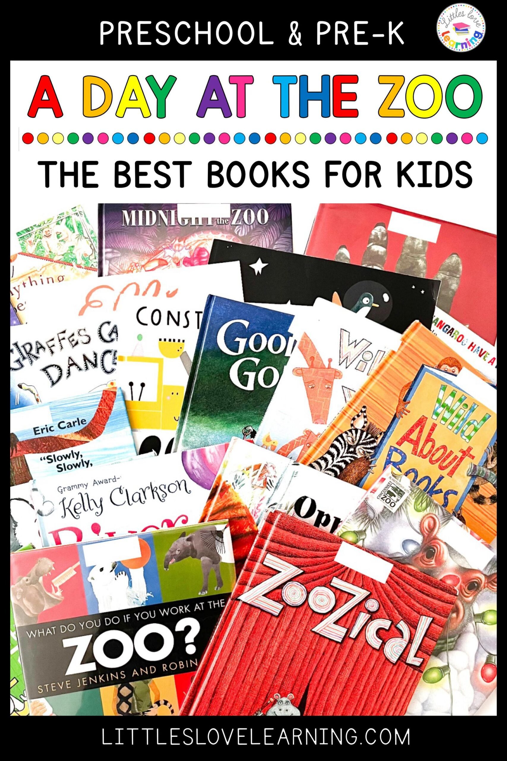 The WILDEST Zoo Books for Preschool, Pre-K, and Kindergarten