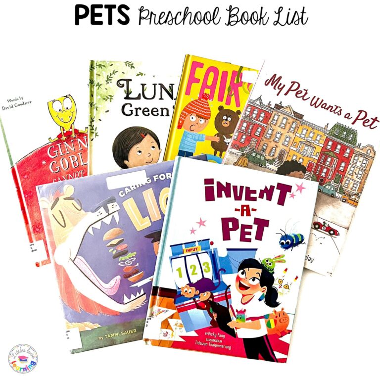 The Cutest Pet Books for Preschool, Pre-K, & Kindergarten