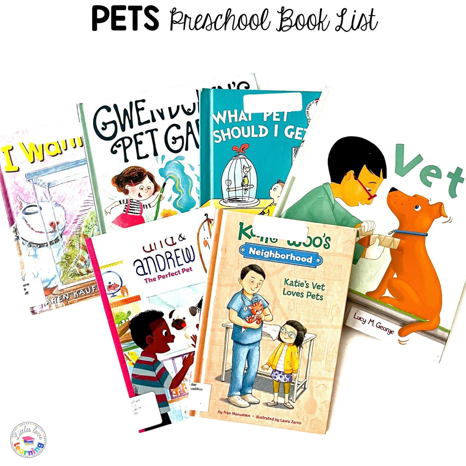The Cutest Pet Books for Preschool, Pre-K, & Kindergarten