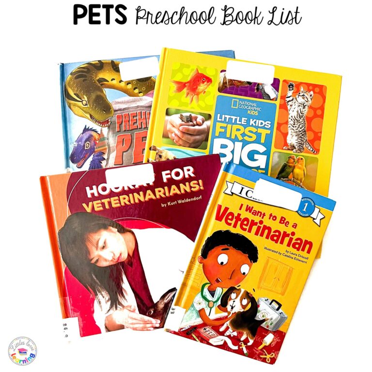The Cutest Pet Books for Preschool, Pre-K, & Kindergarten