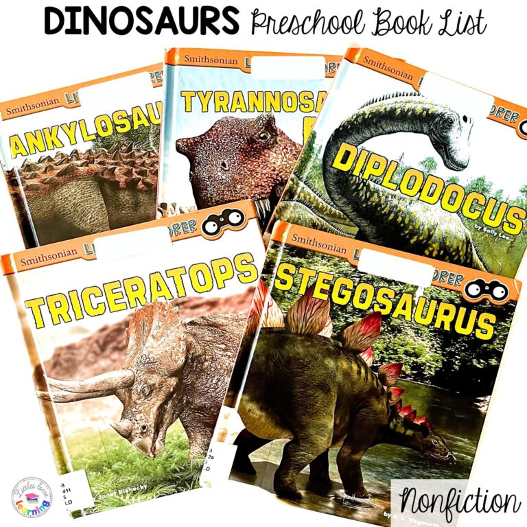 The Most Dynamite Dino Books for Preschool and Kindergarten!