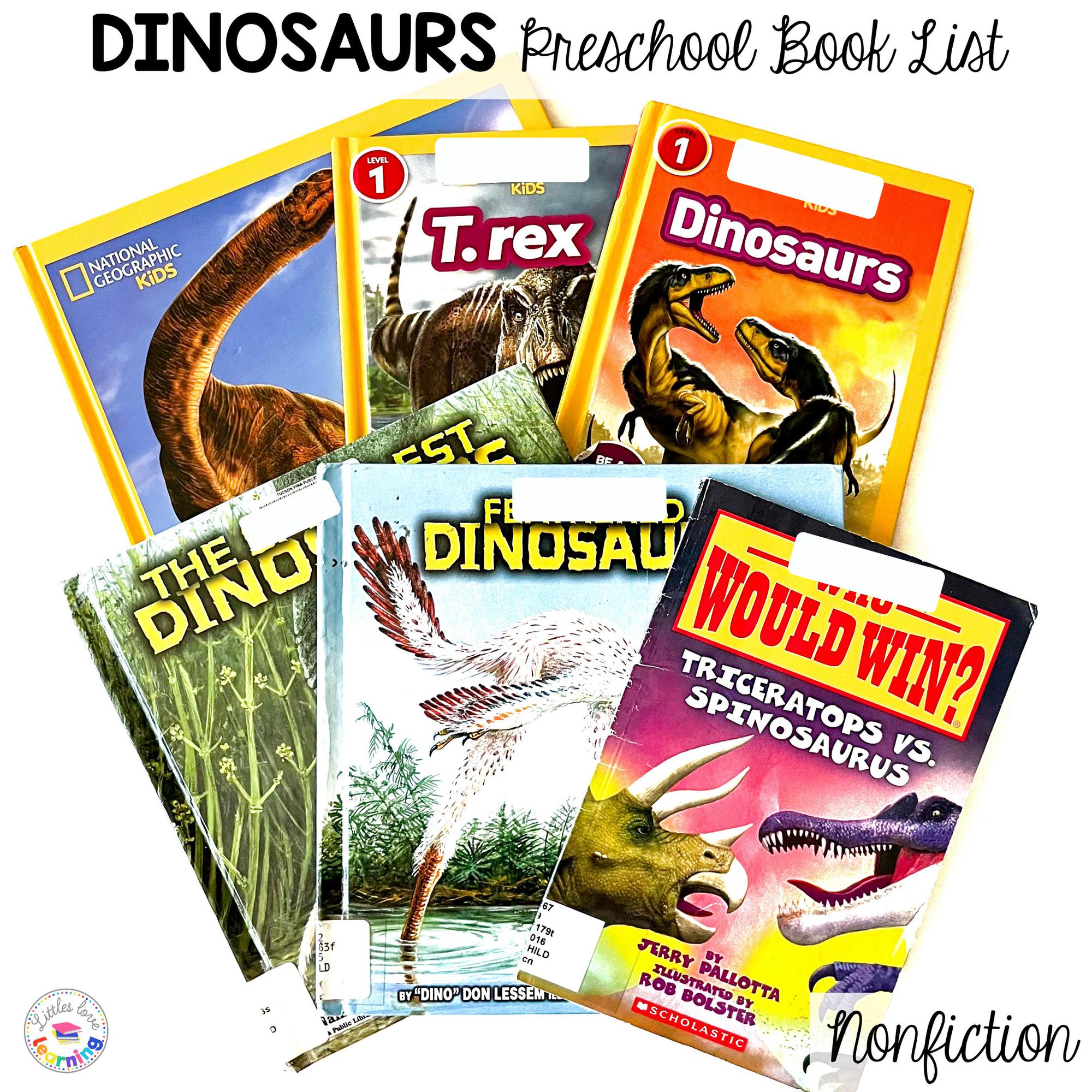 The Most Dynamite Dino Books for Preschool and Kindergarten!