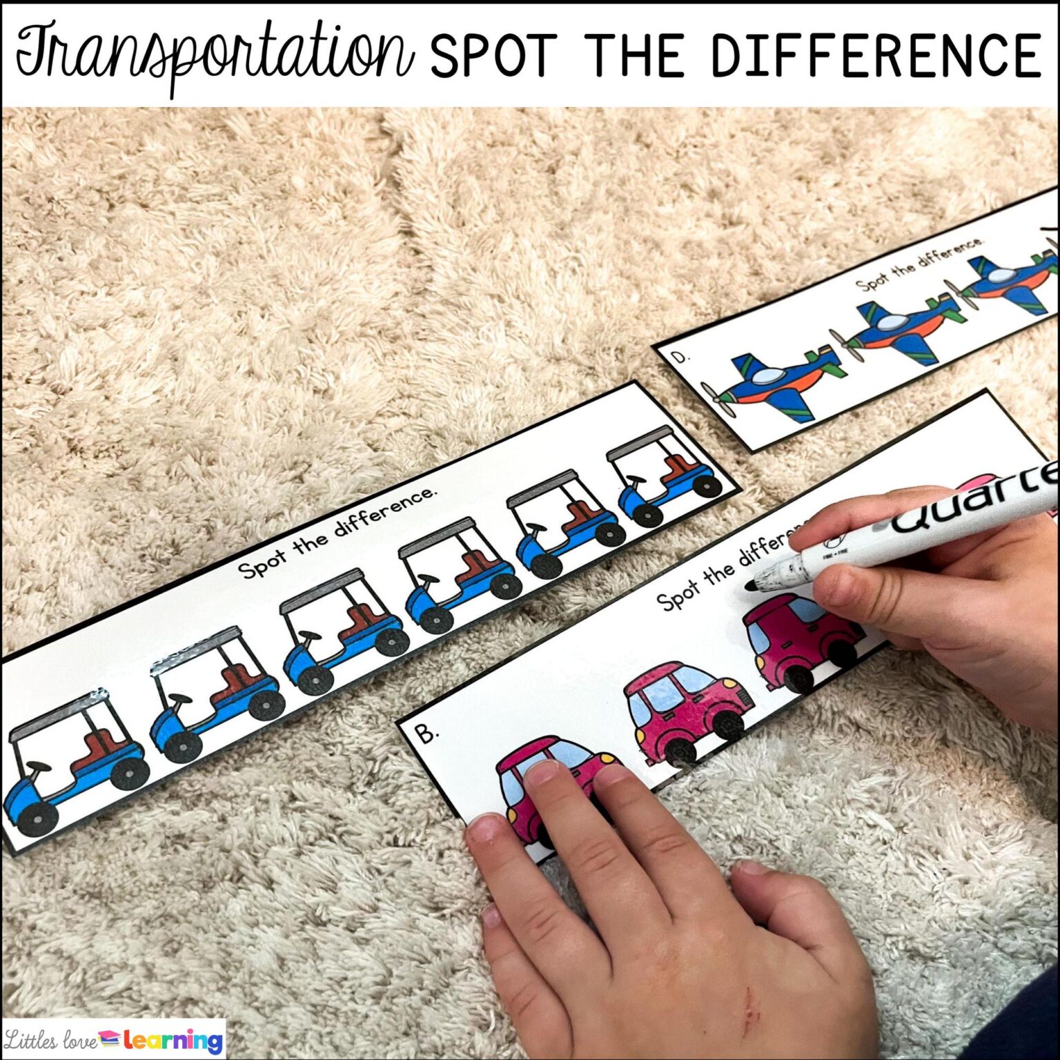 Vroom Vroom! Transportation Activities for Preschool, Kindergarten