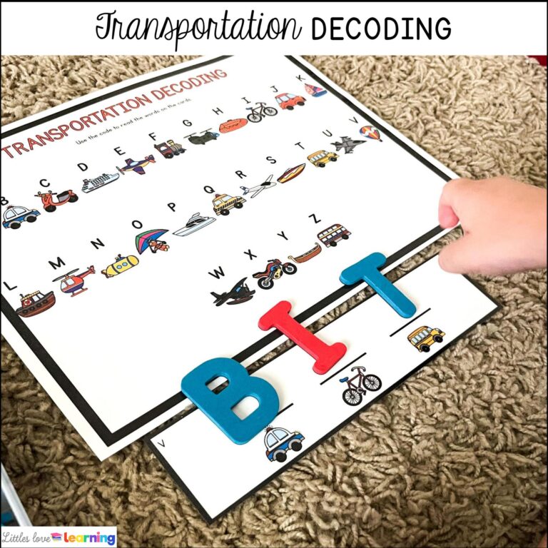 Vroom Vroom! Transportation Activities for Preschool, Kindergarten