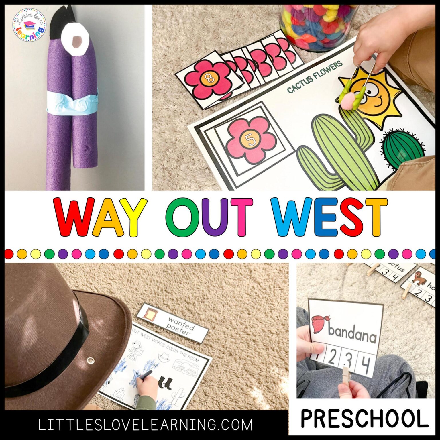 Yee-Haw! Western Rodeo Activities for Preschool, Pre-K, Kinder
