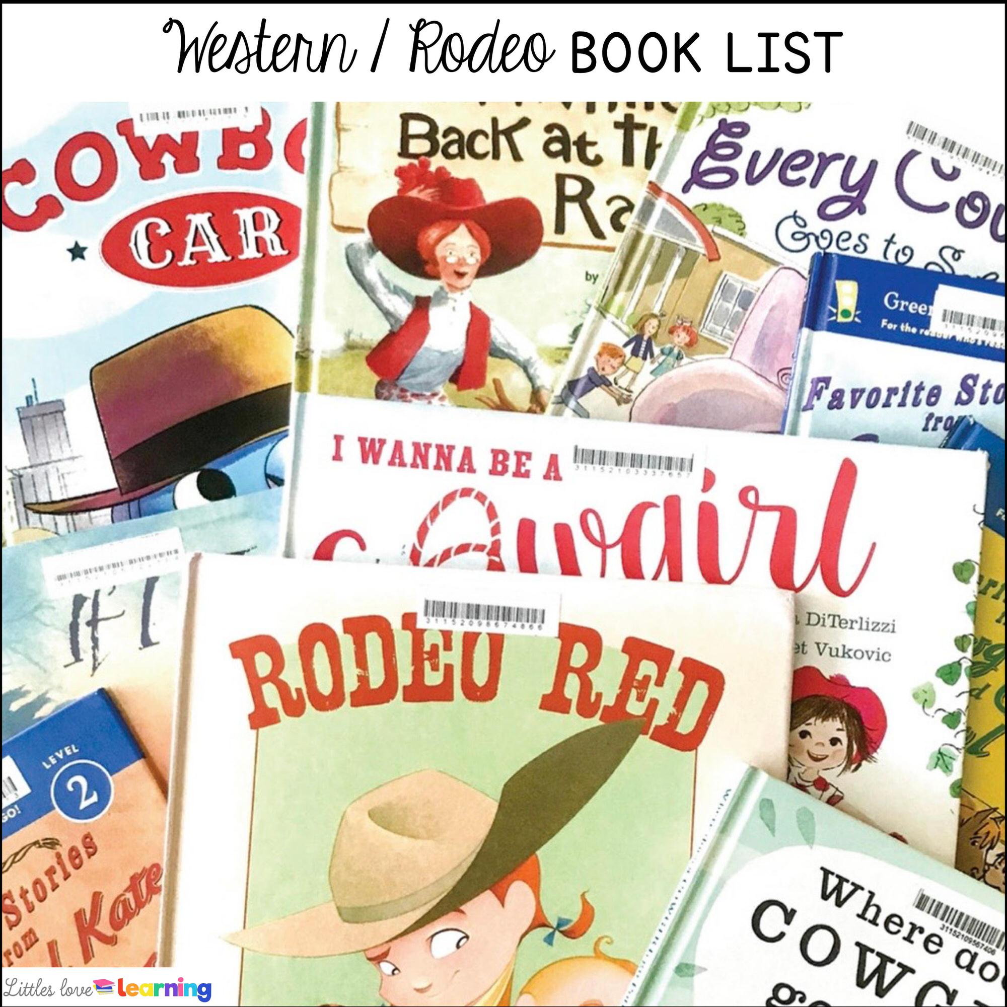 Yee-Haw! Western Rodeo Activities for Preschool, Pre-K, Kinder