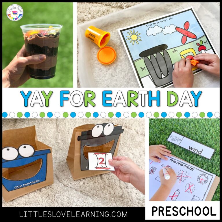 Yay for Earth Day! Math & Literacy Activities for Preschool & Pre-K