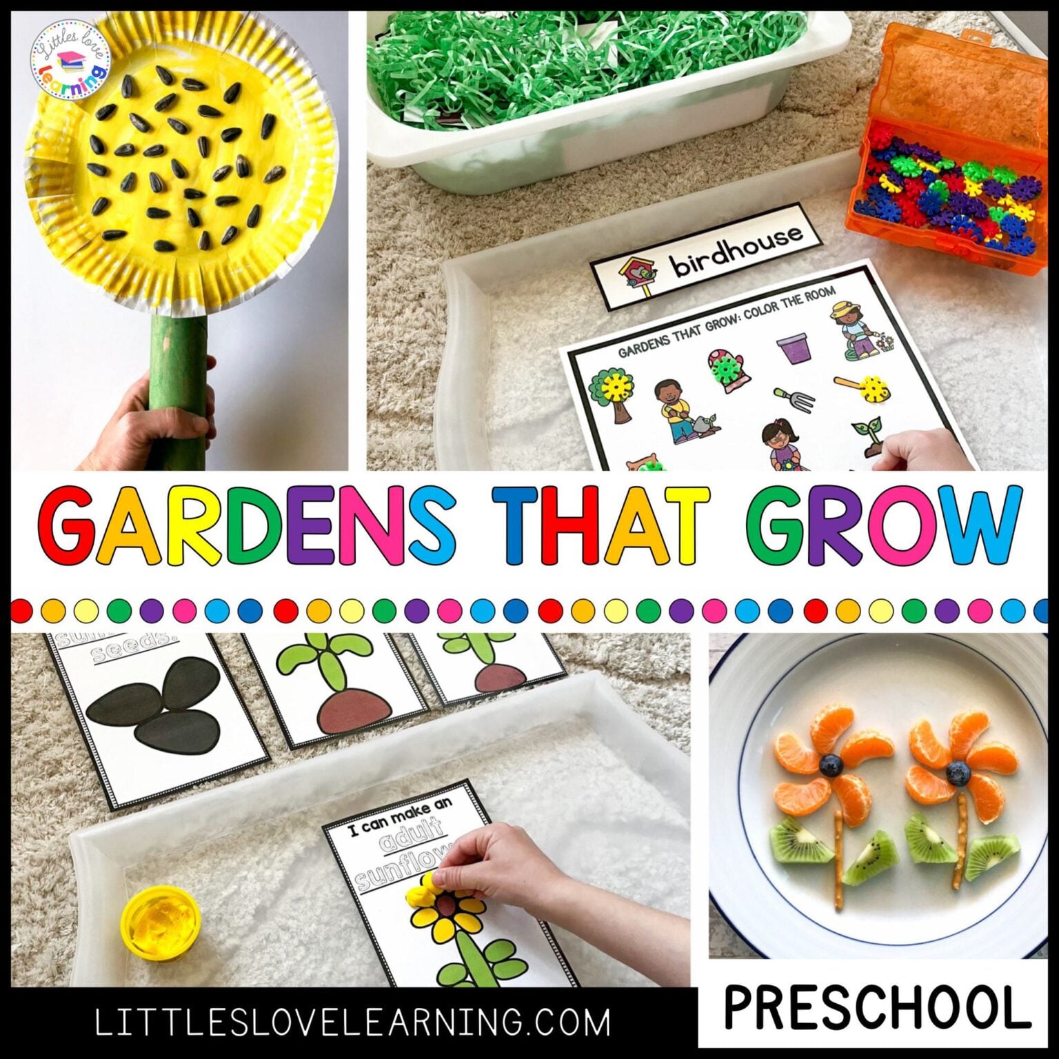 BLOOMING Garden & Plant Activities for Preschool & Kindergarten