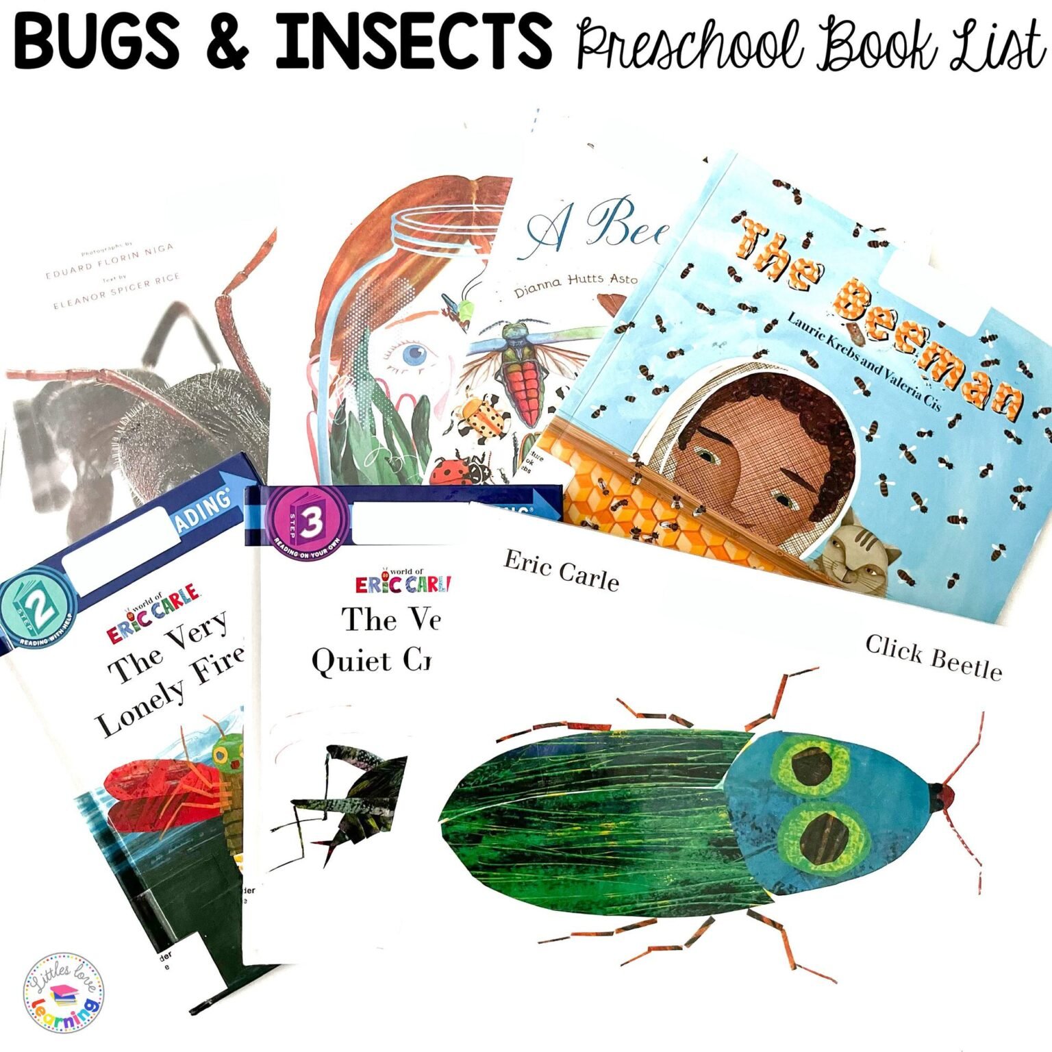 The BEST Busy Bugs & Insects Books for Preschool, Kindergarten