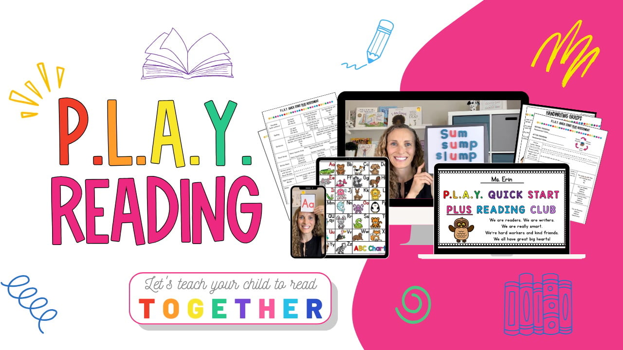 P.L.A.Y. Reading Course for Preschool & Kindergarten